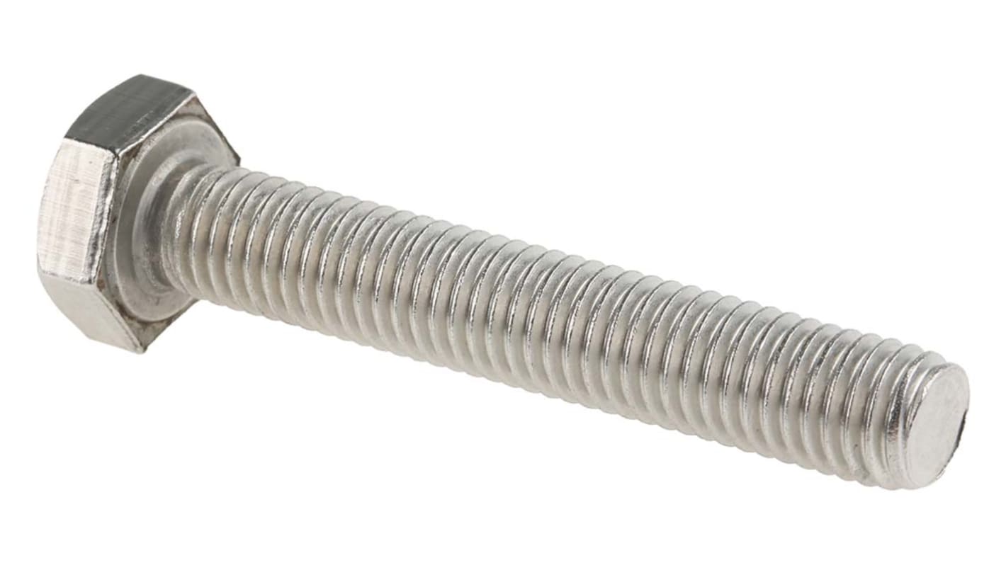 RS PRO Stainless Steel Hex, Hex Bolt, M10 x 60mm | RS
