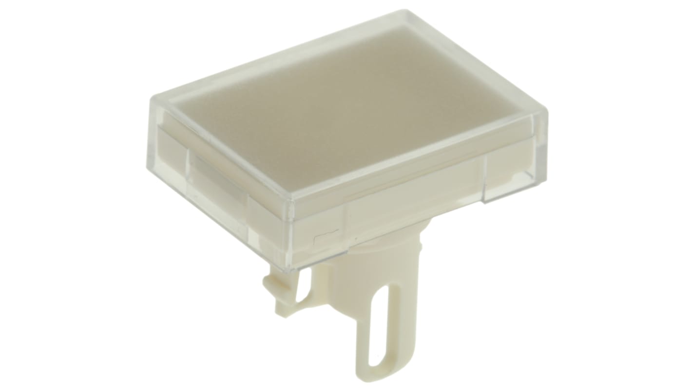 A3CJ-500W | Omron White Rectangular Push Button Lens | RS