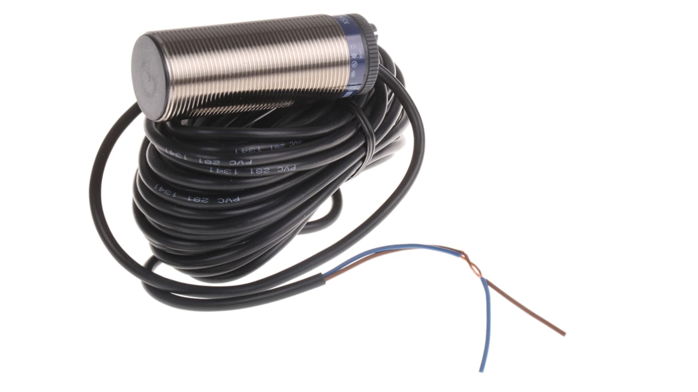 XSAV12801L10 | Telemecanique Sensors Inductive Barrel-Style Proximity Sensor, M30 x 1.5, 10 mm ...