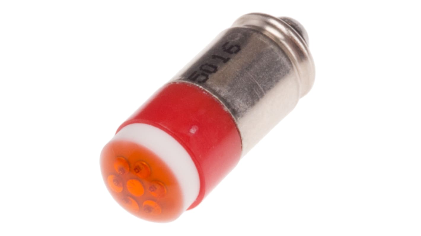 RS PRO Red LED Indicator Lamp, 12V dc, Midget Groove Base, 6mm Diameter ...
