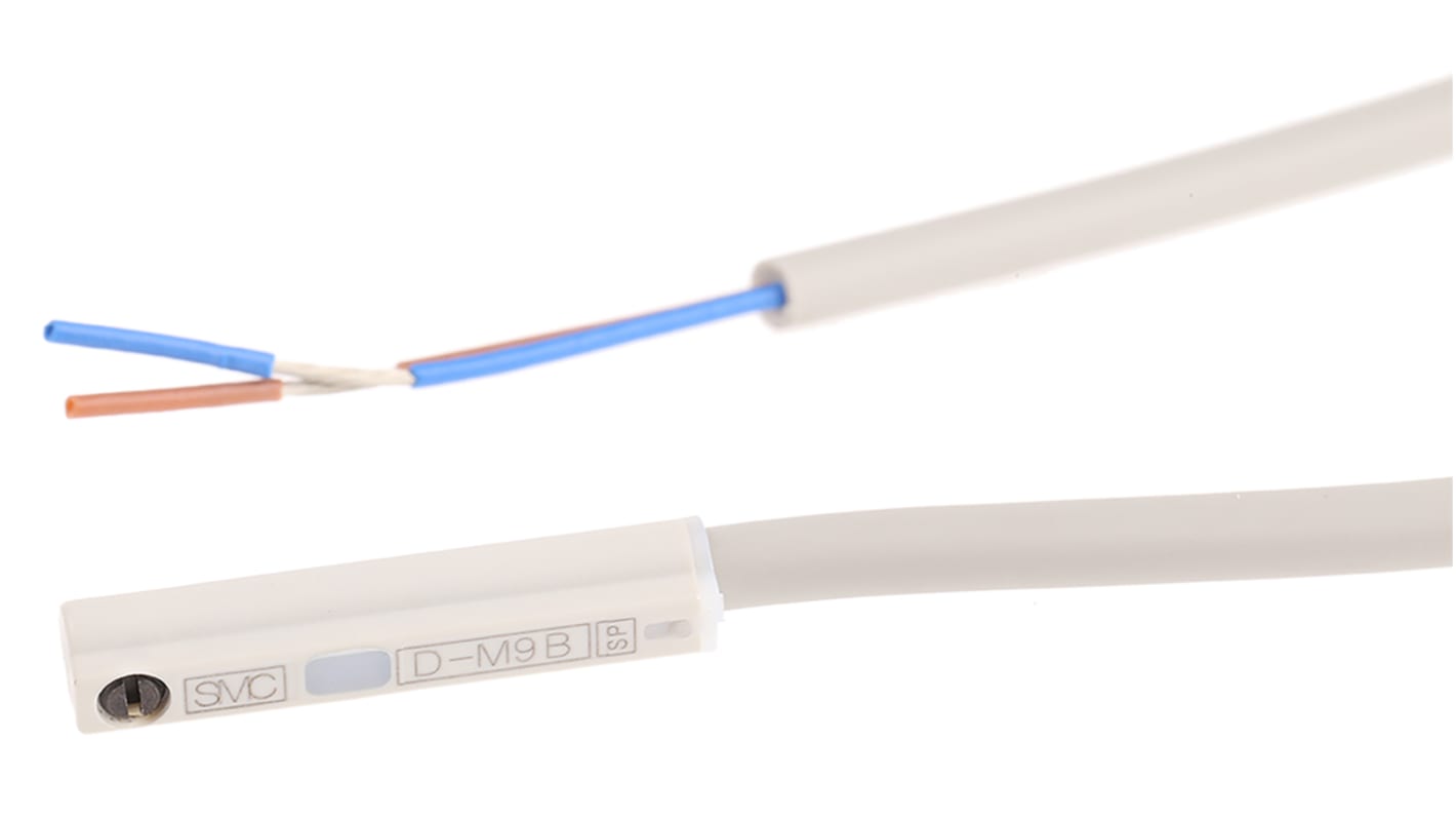 D-Z73L-588 | SMC 55-CXS Series Reed Switch, 3m Fly Lead, Groove Mounted ...