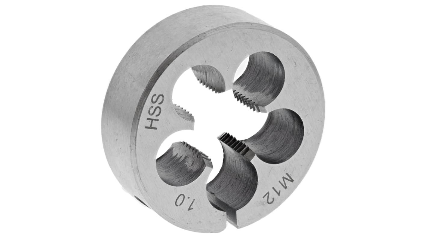 RS PRO Thread Die, M12 x 1mm Pitch, 1.31in od | RS