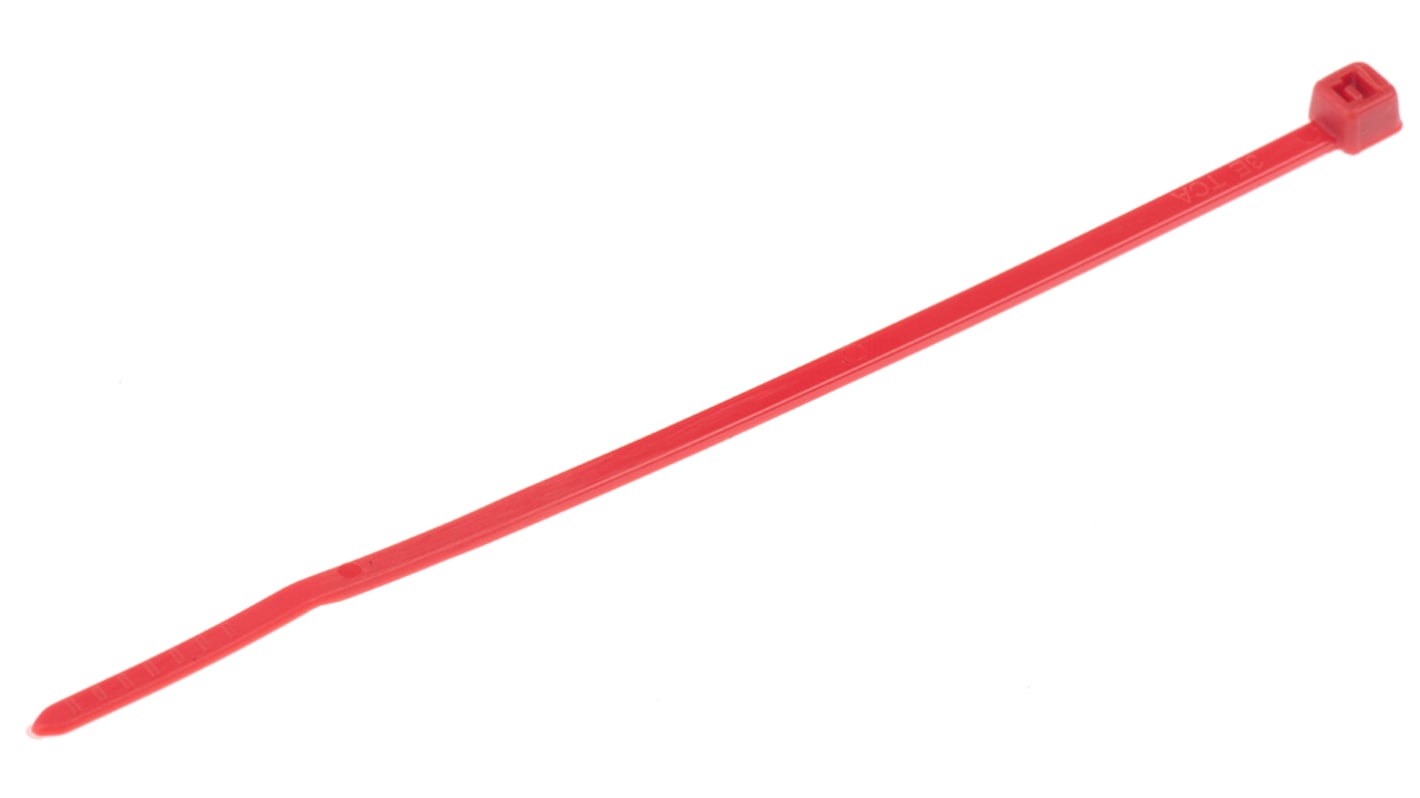 111-01812 T18R-PA66-RD | Brida HellermannTyton T18R de Poliamida 6,6 ...