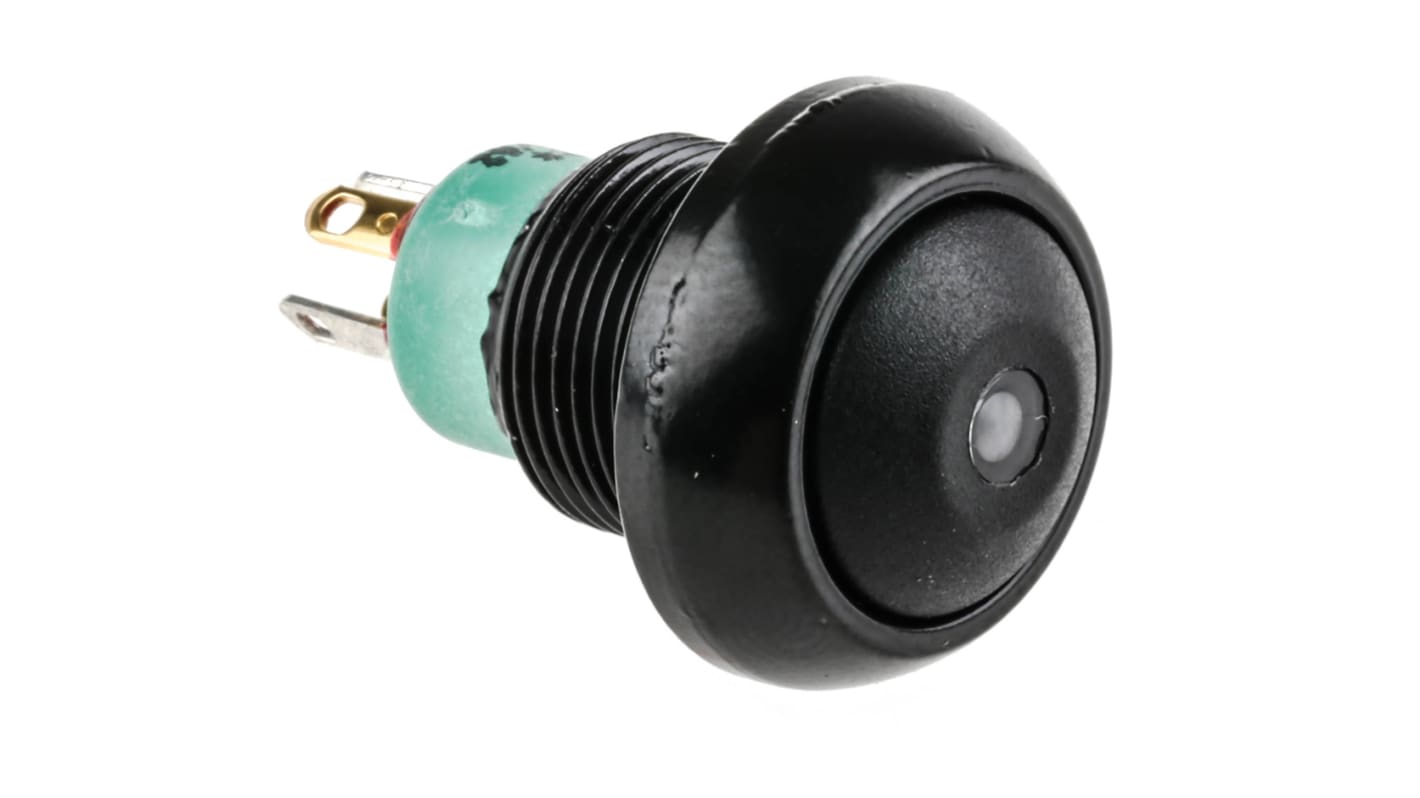 IPR3SAD2L0G | APEM Illuminated Push Button Switch, Momentary, Panel ...