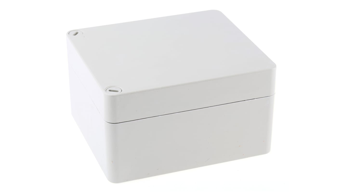 RS PRO Glass Reinforced Plastic Wall Box, IP66, 100 mm x 160 mm x 200mm ...