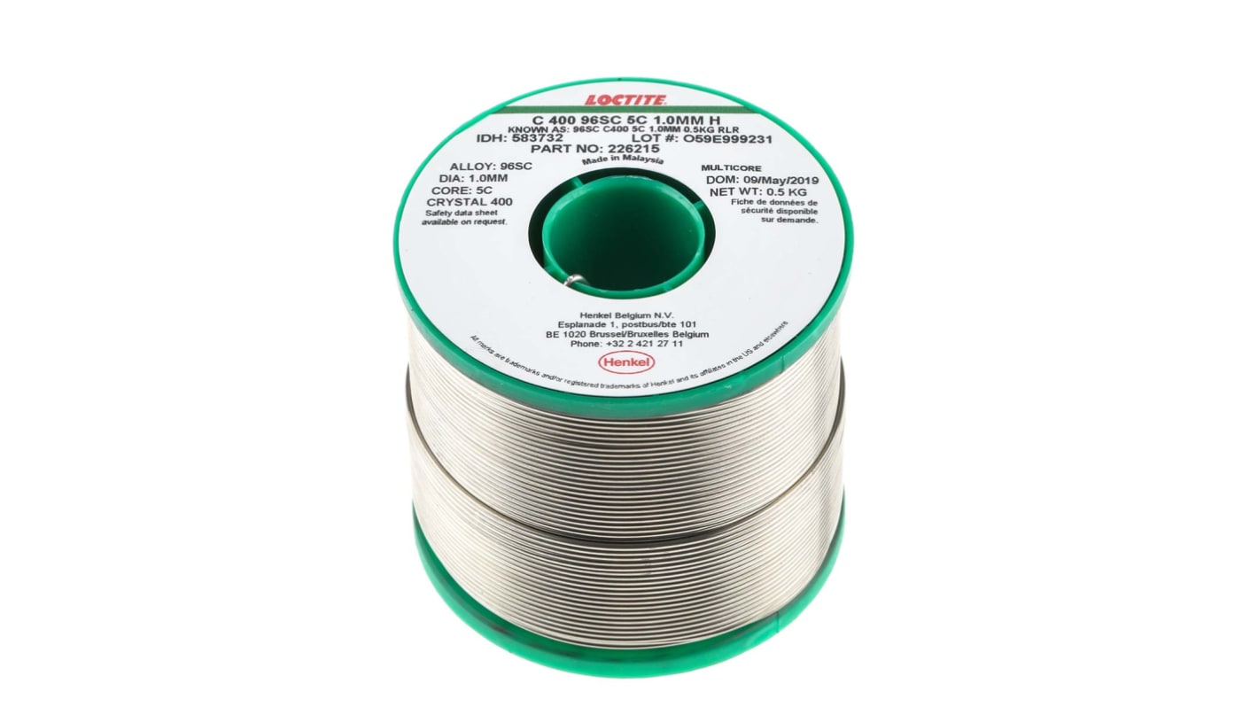 583732 | Multicore Wire, 1mm Lead Free Solder, 217°C Melting Point | RS