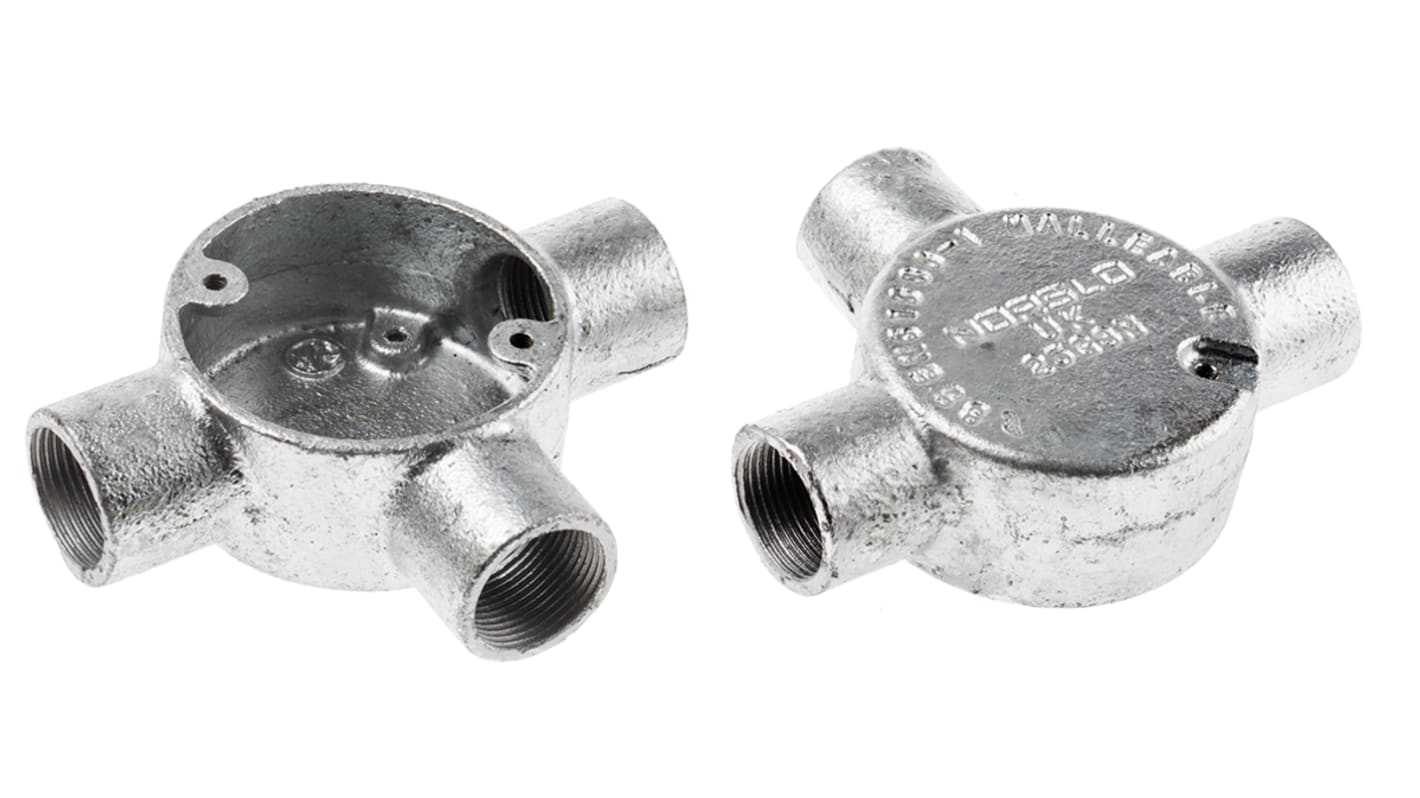 RS PRO T Piece, Conduit Fitting, 25mm Nominal Size, Steel | RS