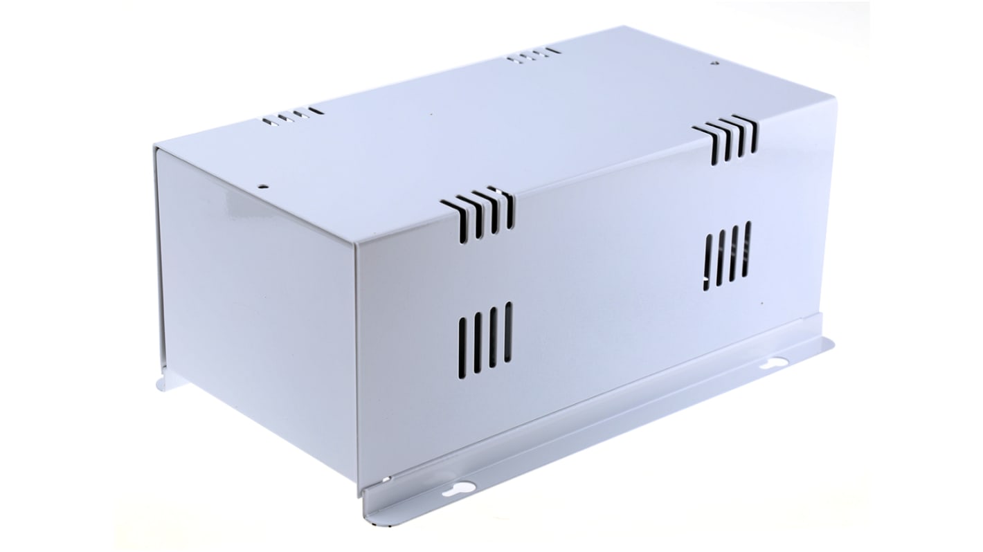 RS PRO White Cold Rolled Steel Instrument Case, 298 x 148 x 115mm | RS