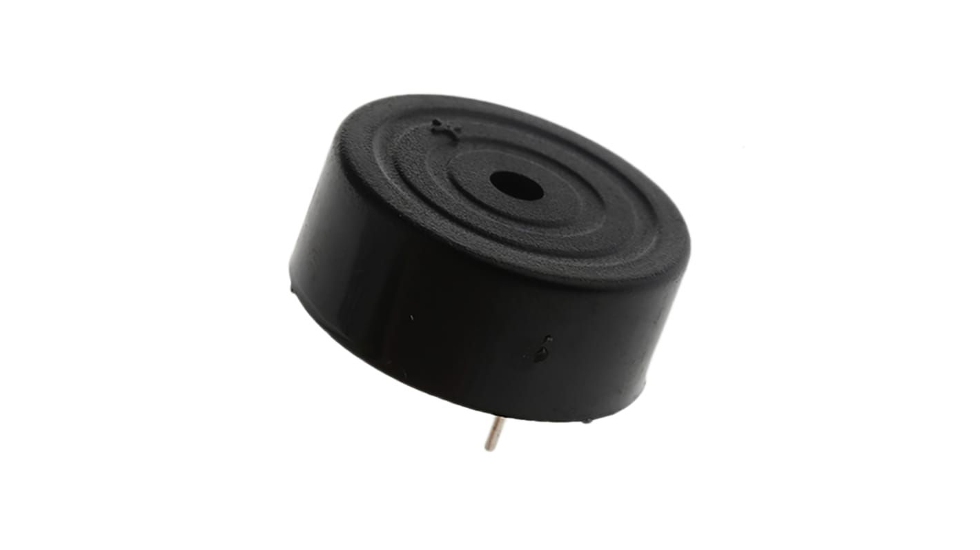RS PRO 75dB Through Hole Continuous Internal Piezo Buzzer, 23.3 (Dia ...