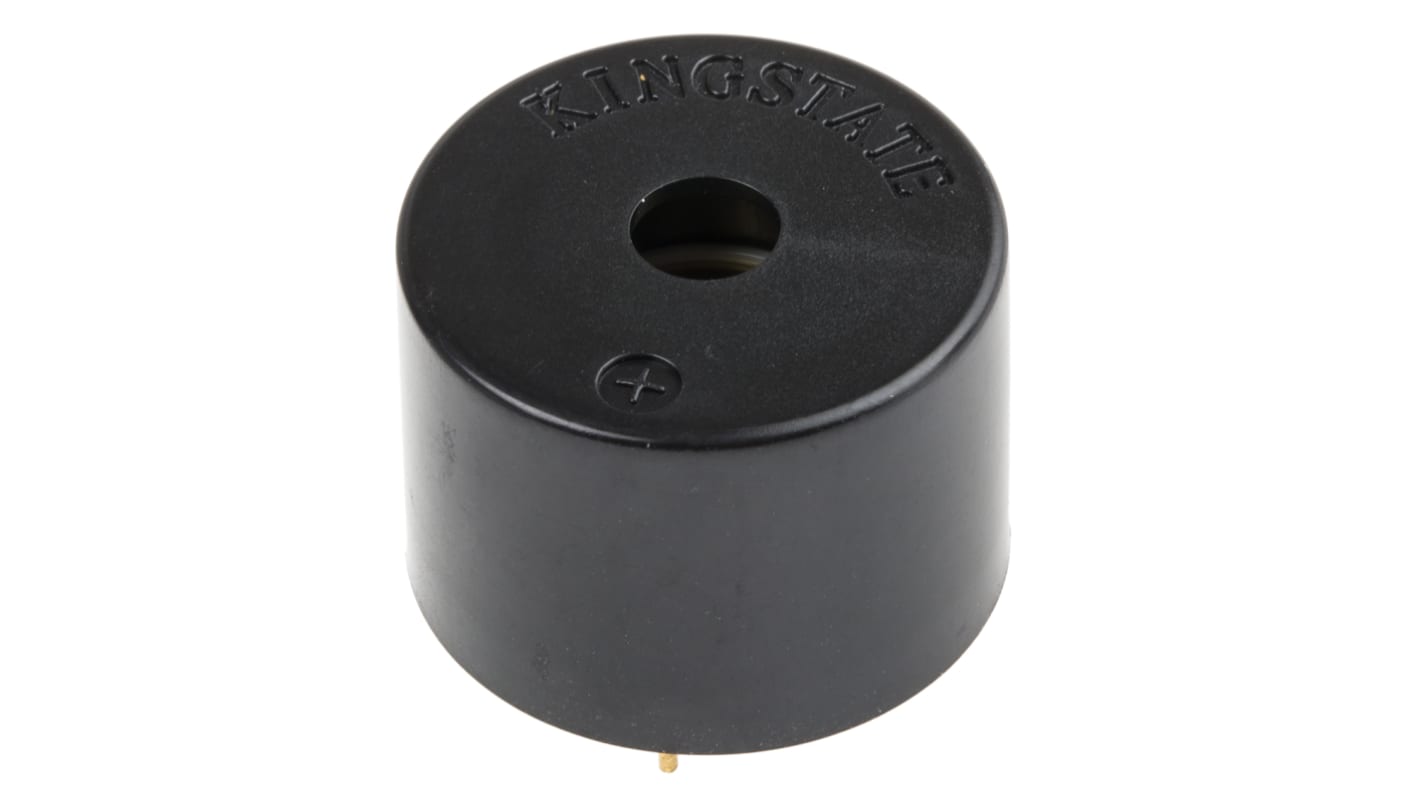 RS PRO 83dB Through Hole Continuous Internal Piezo Buzzer, 24 (Dia.) x ...