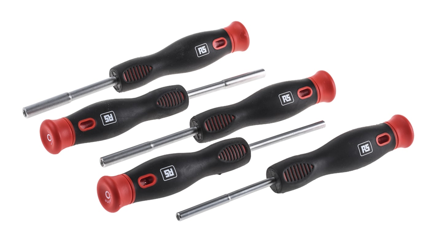RS PRO Nut Spinner Precision Screwdriver Set, 5-Piece | RS