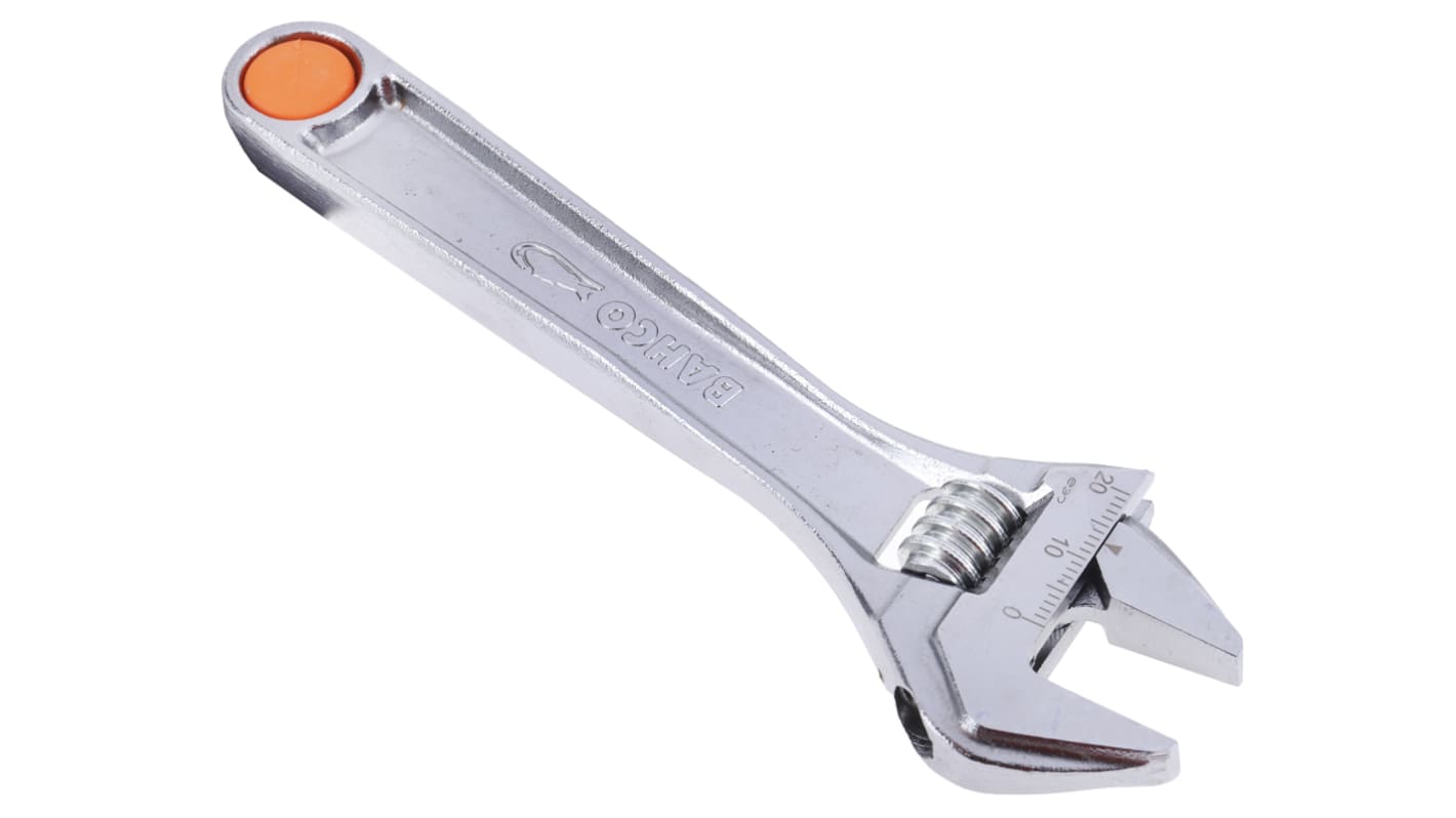 8070 C | Bahco Adjustable Spanner, 155 mm Overall, 20mm Jaw Capacity ...