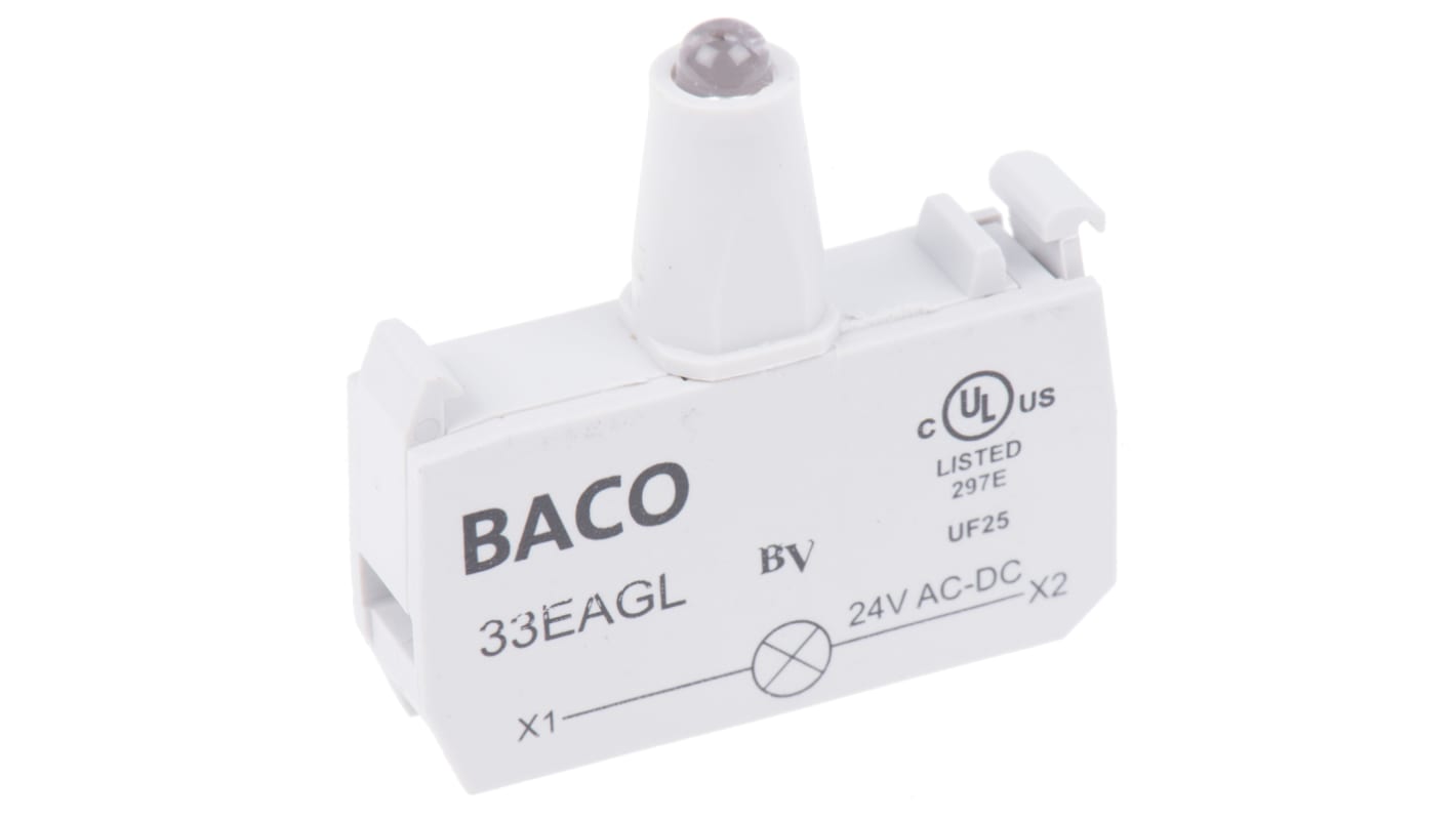 33EAGL | BACO BACO Series Light Block, 24V, Green Light | RS