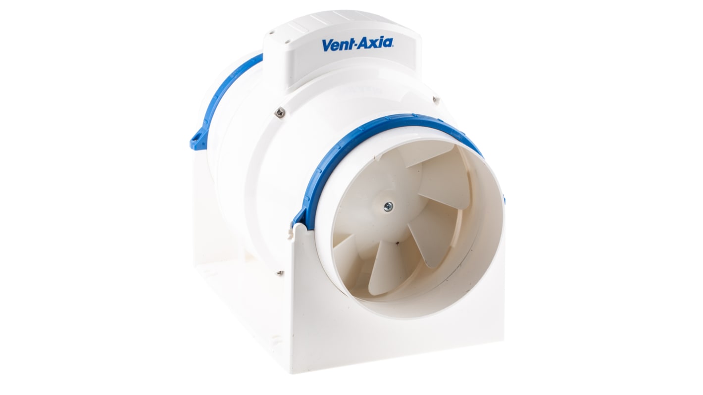 Vent-Axia ACM150 ACM In Line Extractor Fan, 522m³/h, 35dB(A), Duct Size ...