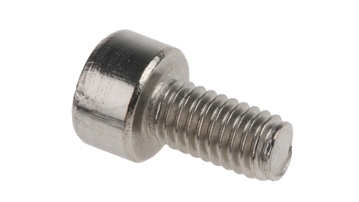 RS PRO M4 x 8mm Hex Socket Cap Screw Plain Stainless Steel | RS