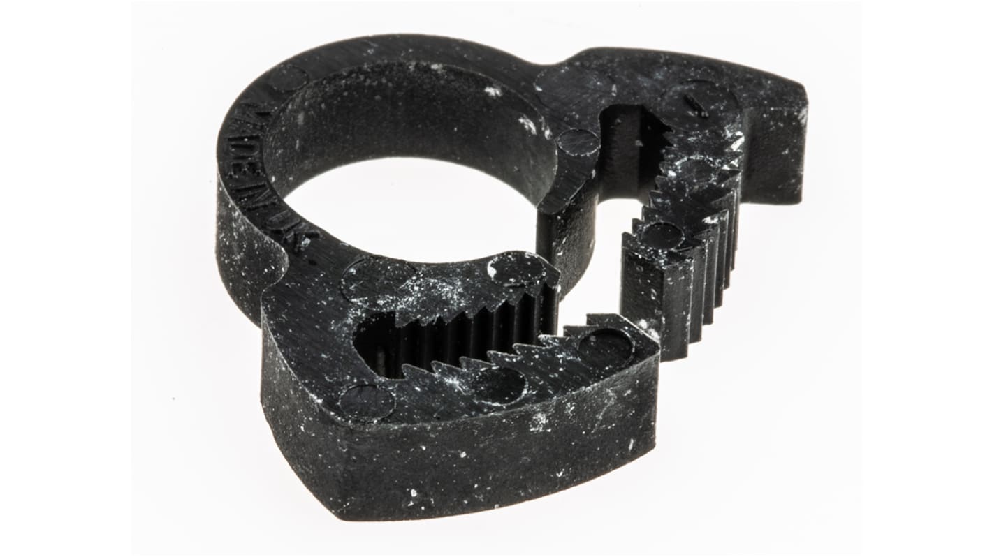 RS PRO Nylon Snap Grip Hose Clamp, 4.6mm Band Width, 7.9 → 9.6mm ID | RS