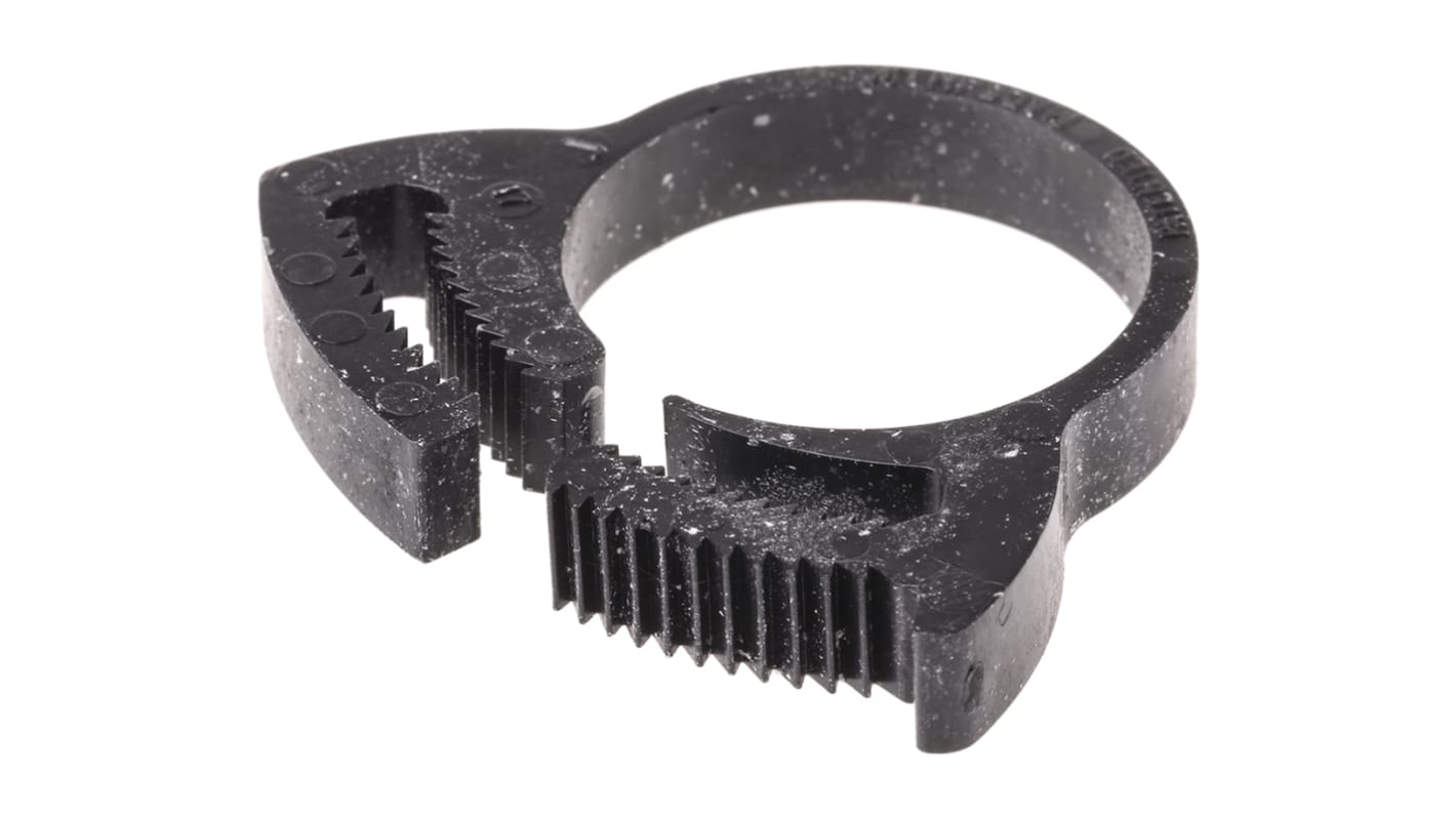 RS PRO Nylon Snap Grip Hose Clamp, 6.4mm Band Width, 20.3 → 23.7mm ID | RS