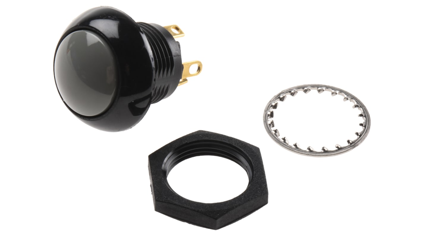 P9-113128 | Otto Push Button Switch, Momentary, Panel Mount, SPST, 28V ...