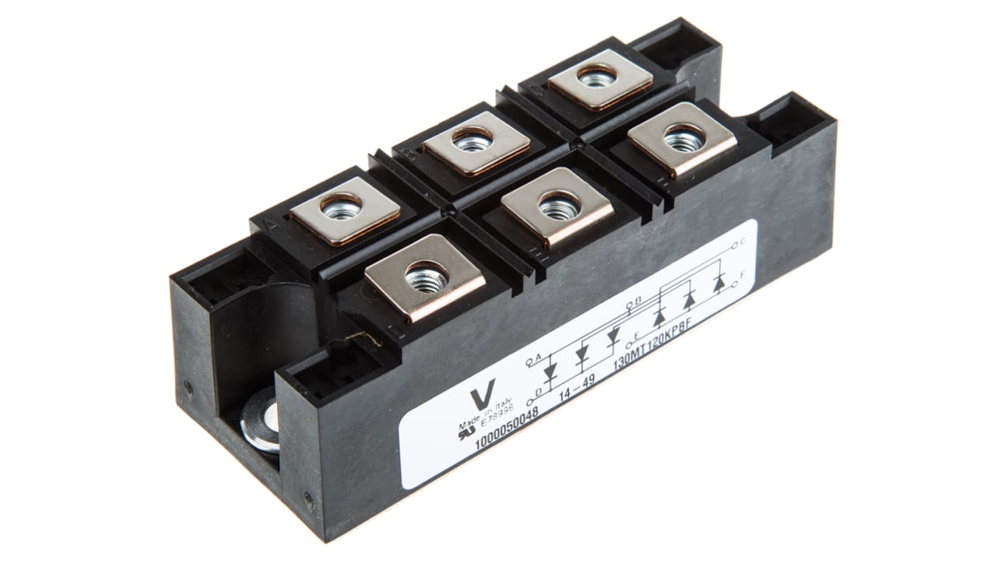 VS-130MT120KPBF | Vishay Bridge Rectifier Module, 160A, 1200V, 3-phase ...