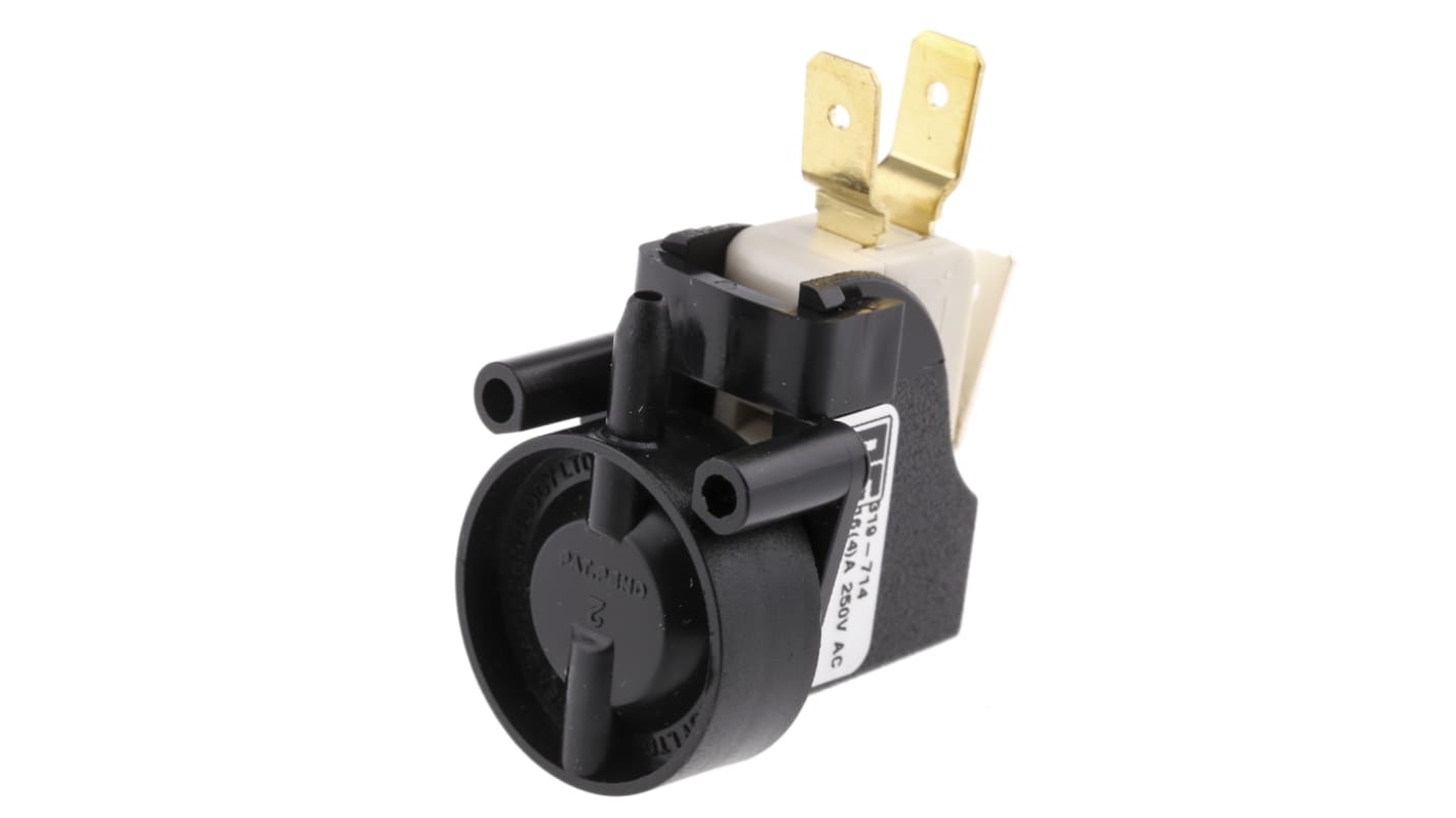 RS PRO 6871 Series Latching Air Switch, 250mm Fly Lead, Surface Mounted ...
