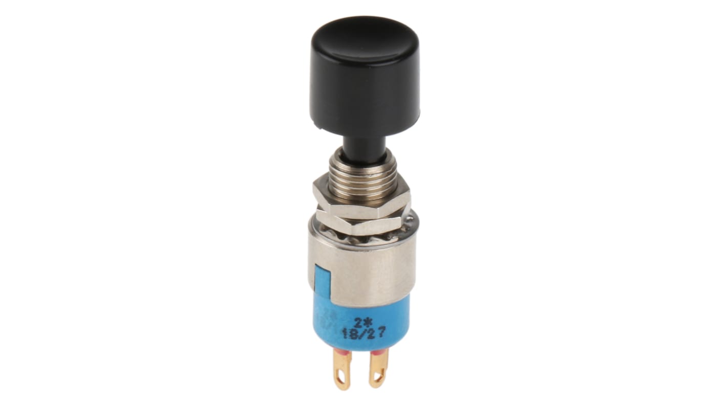 9635CD+U482 | APEM Miniature Push Button Switch, Momentary, Panel Mount, 6.35mm Cutout, SPDT ...
