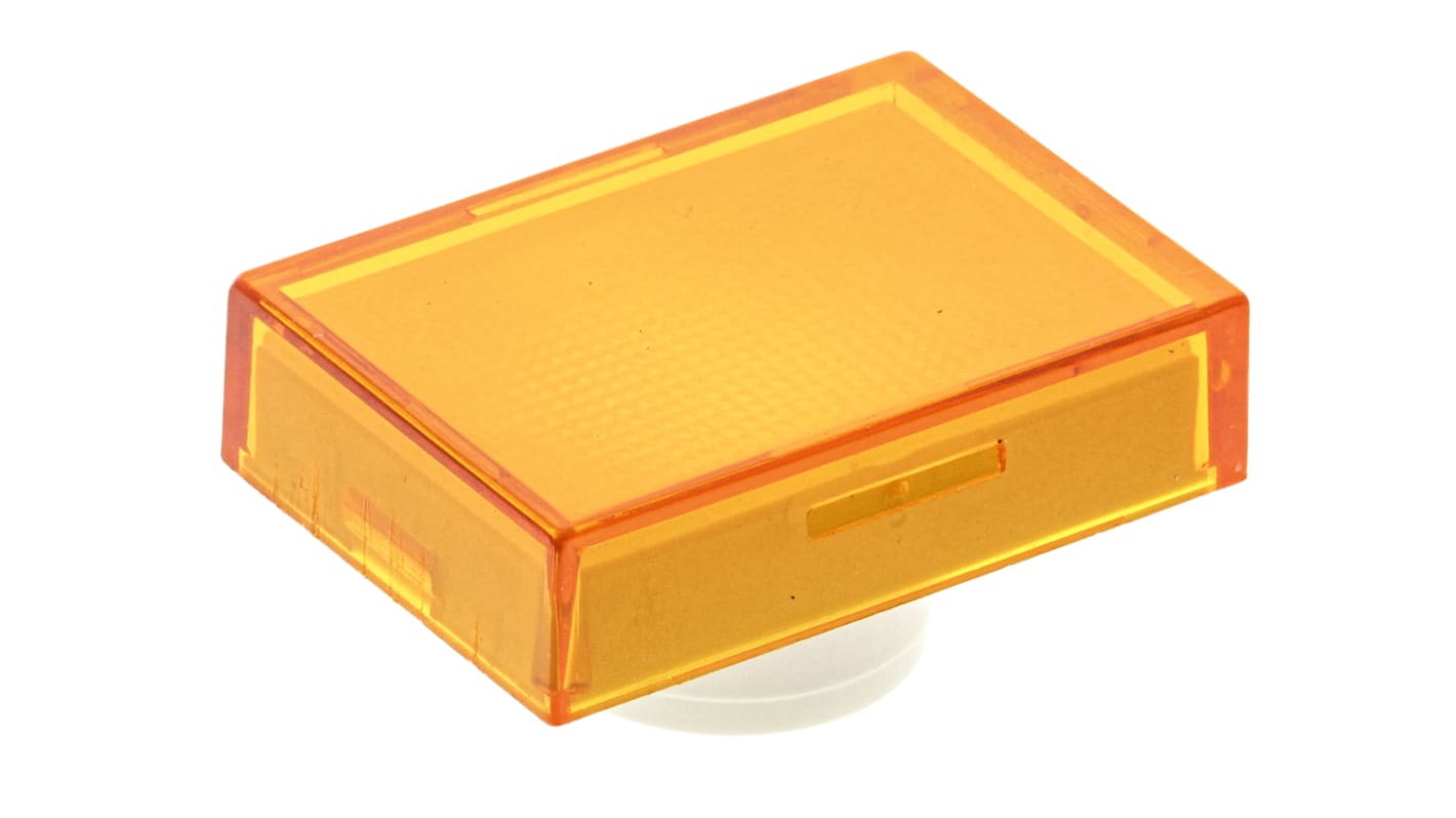 561611-605 | Orange Rectangular Push Button Lens for use with TP2 ...
