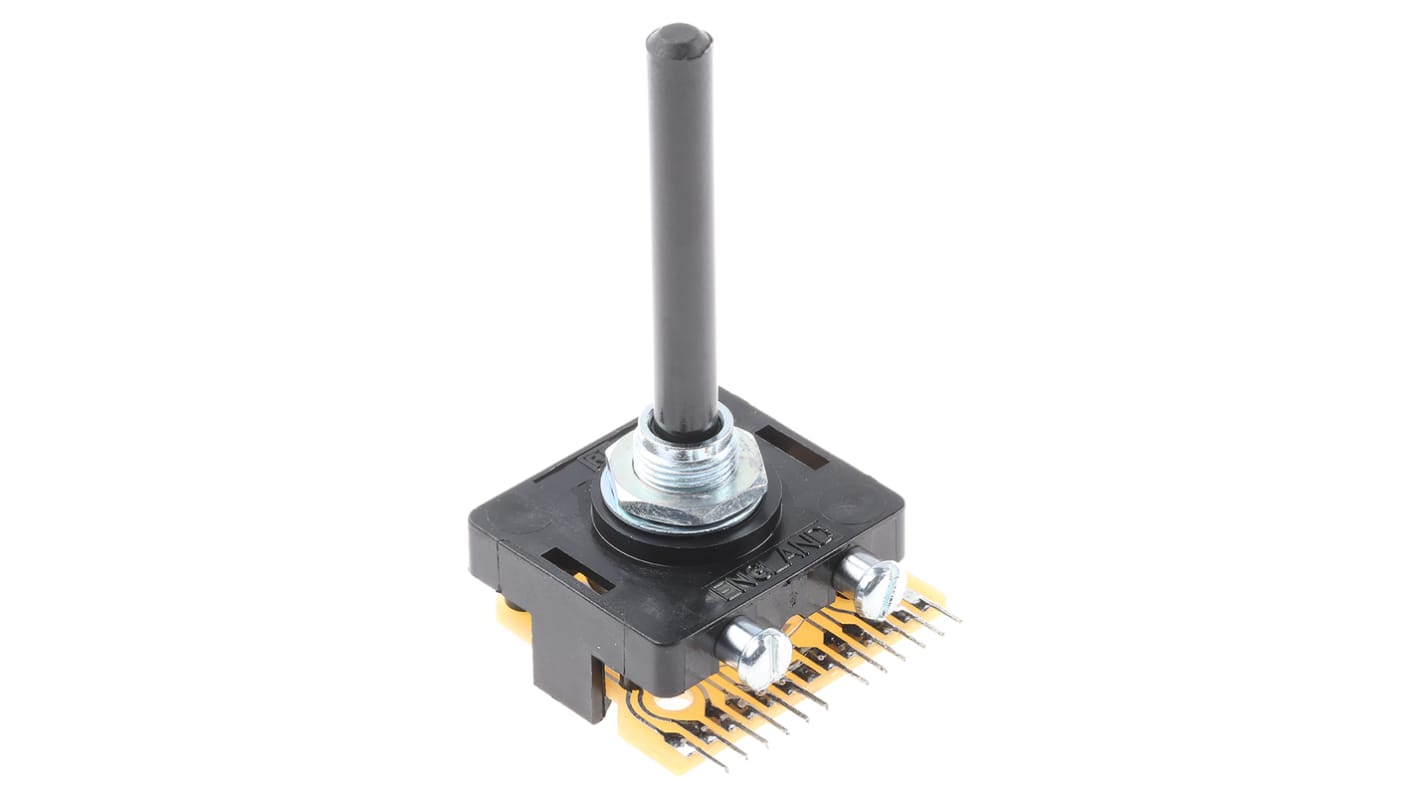 PT6422 | Lorlin, 5 Position SPST Rotary Switch, 500 mA @ 250 V, Through ...