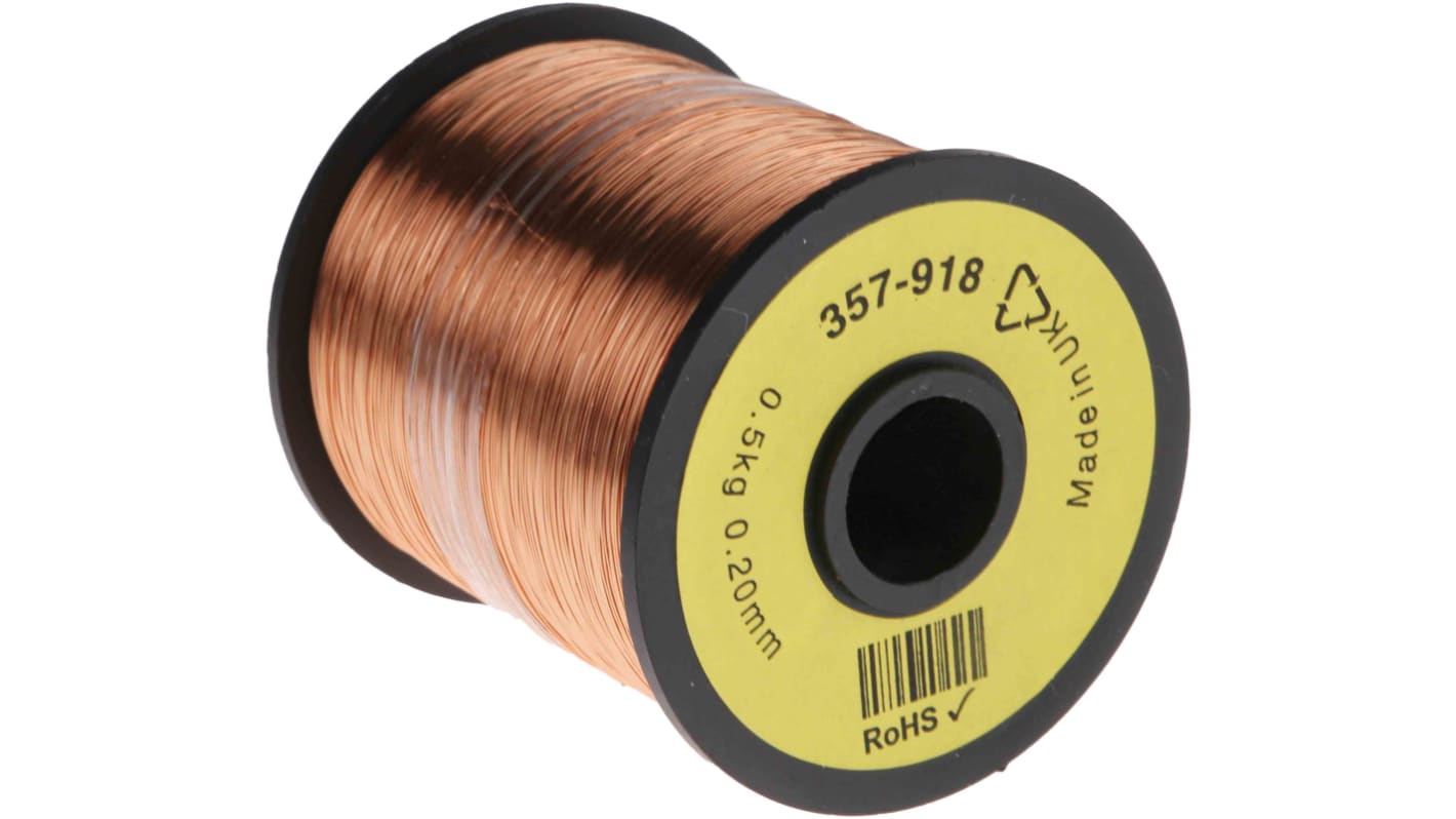 RS PRO Single Core 0.23mm diameter Copper Wire, 1600m Long | RS