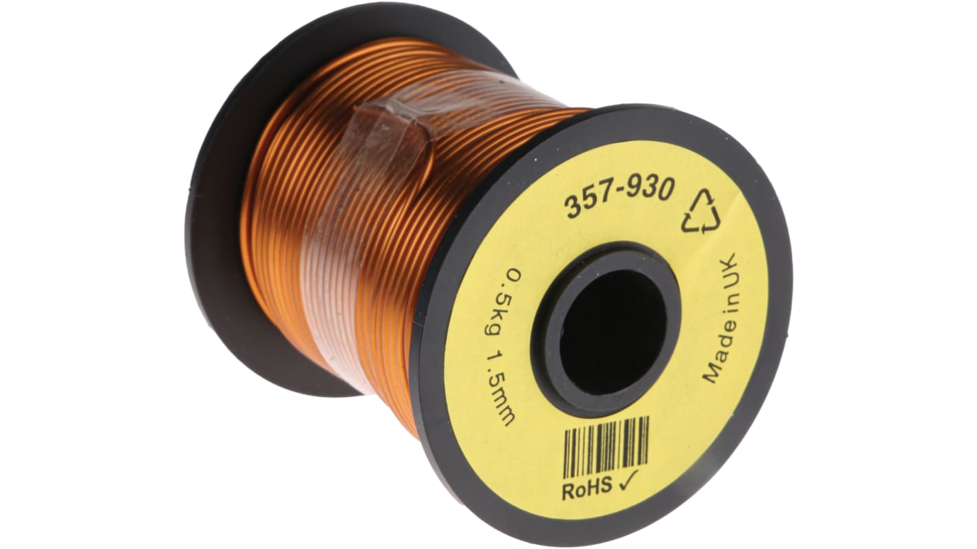 RS PRO Single Core 1.59mm diameter Copper Wire, 30m Long | RS