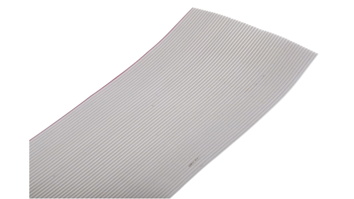 RS PRO Flat Ribbon Cable, 50-Way, 1.27mm Pitch, 30m Length | RS