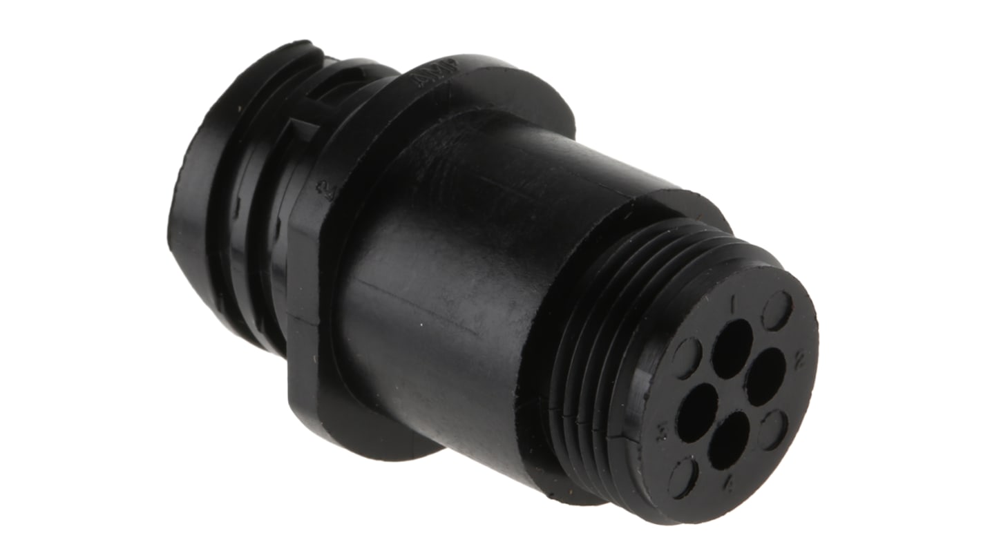 206153-1 | TE Connectivity Circular Connector, 4 Contacts, Cable Mount ...