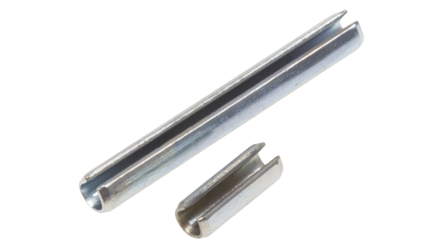 RS PRO Spannstift ø 2.5mm Galvanisiert Stahl Spannhülse 30 x 12 mm, 30 ...