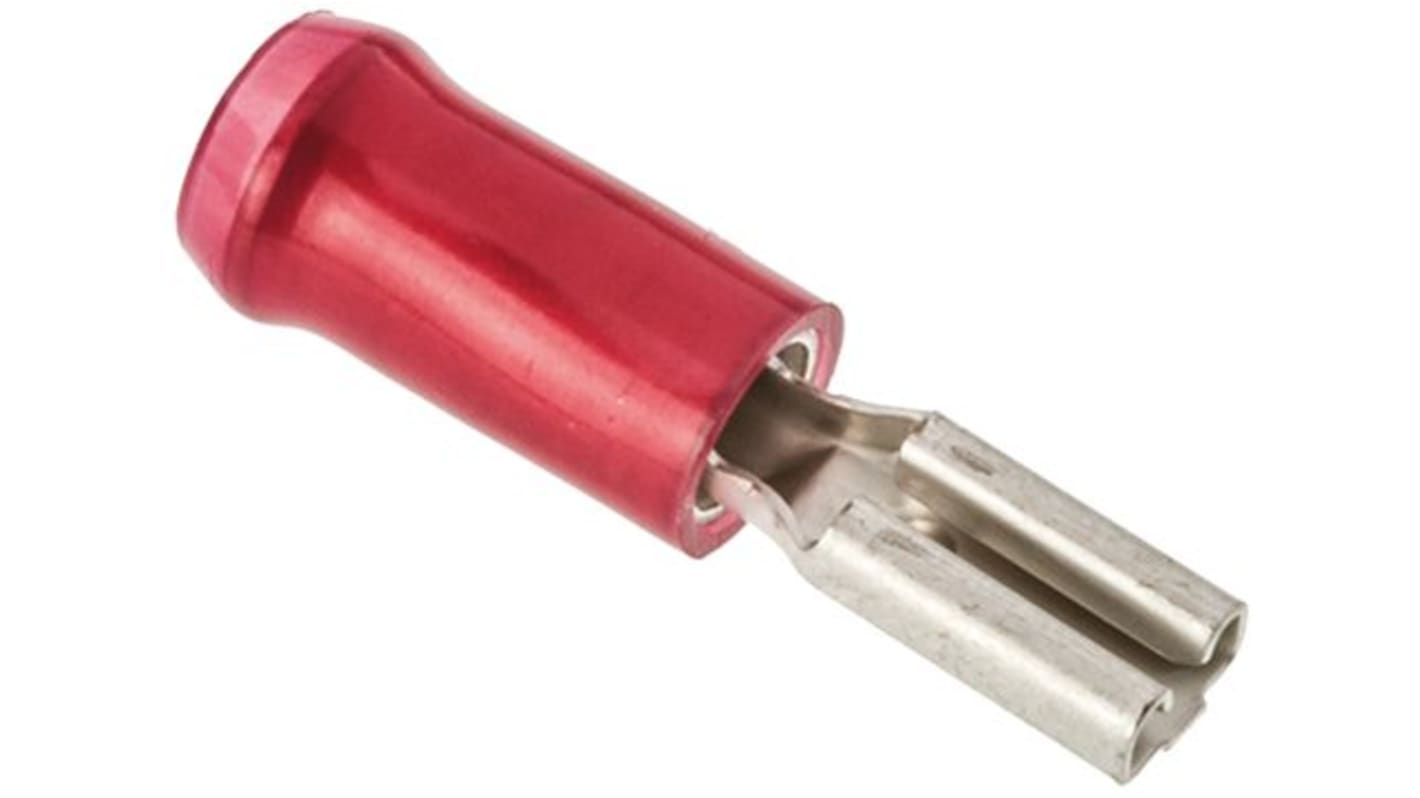 165565-2 | TE Connectivity PIDG FASTON .250 Red Insulated Female Spade ...