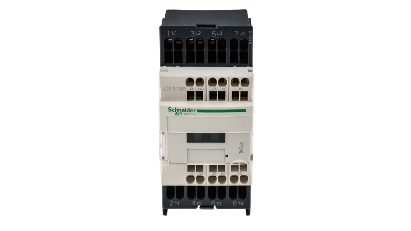 LC1DT203B7 | Schneider Electric TeSys D LC1D Contactor, 24 V ac Coil, 4 ...