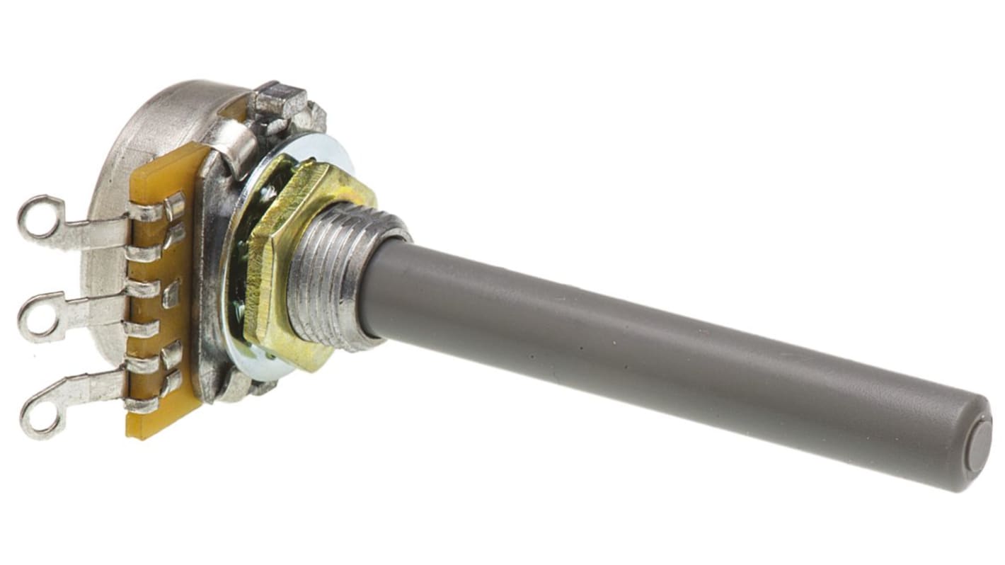 TE Connectivity 22kΩ Rotary Potentiometer 1-Gang Panel Mount ...