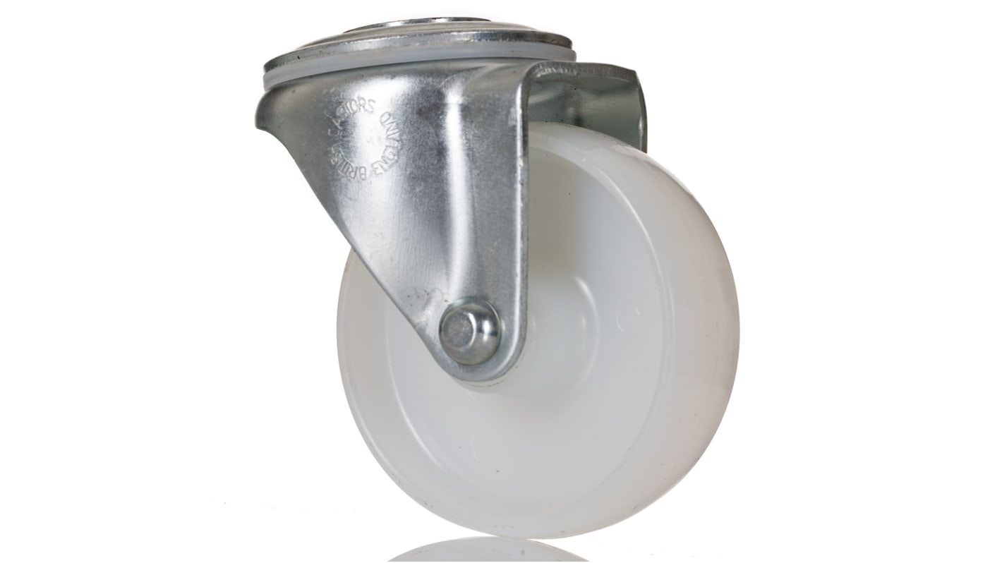 422NYBH12 | Flexello Swivel Castor Wheel, 250kg Capacity, 100mm Wheel | RS