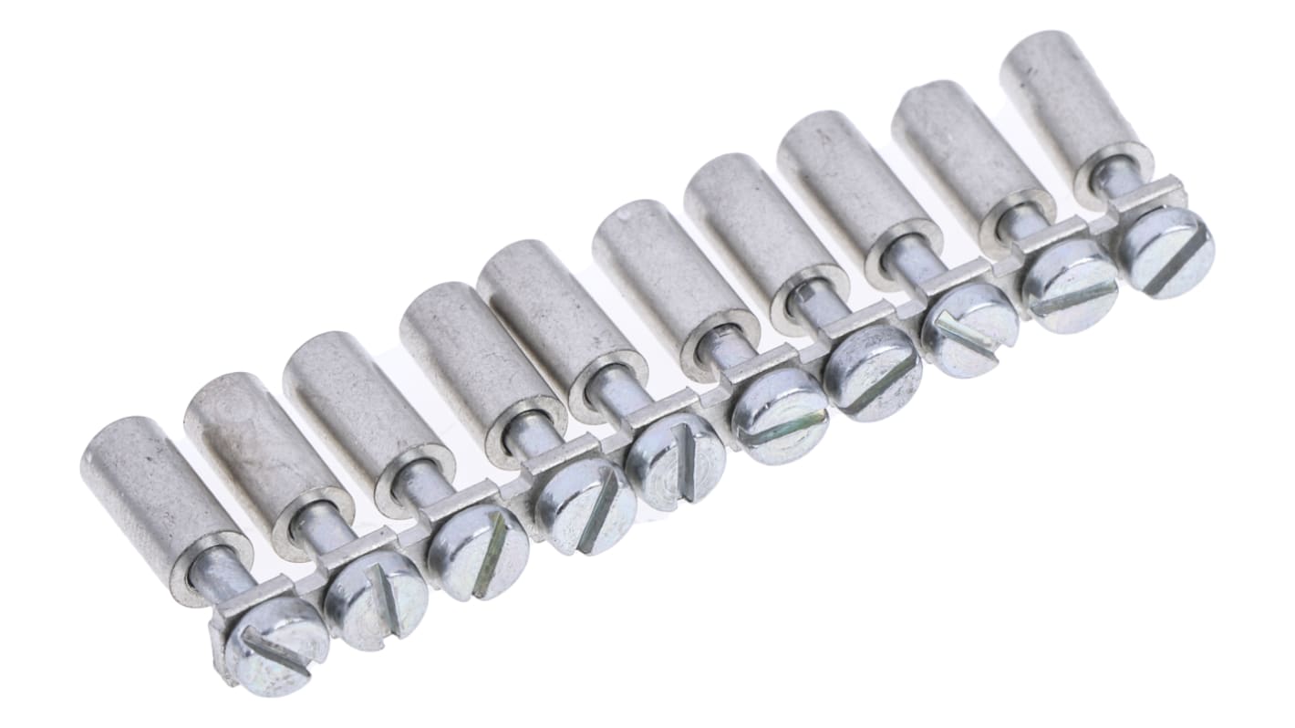 RS PRO Jumper Bar for Use with DIN Rail Terminal Blocks | RS