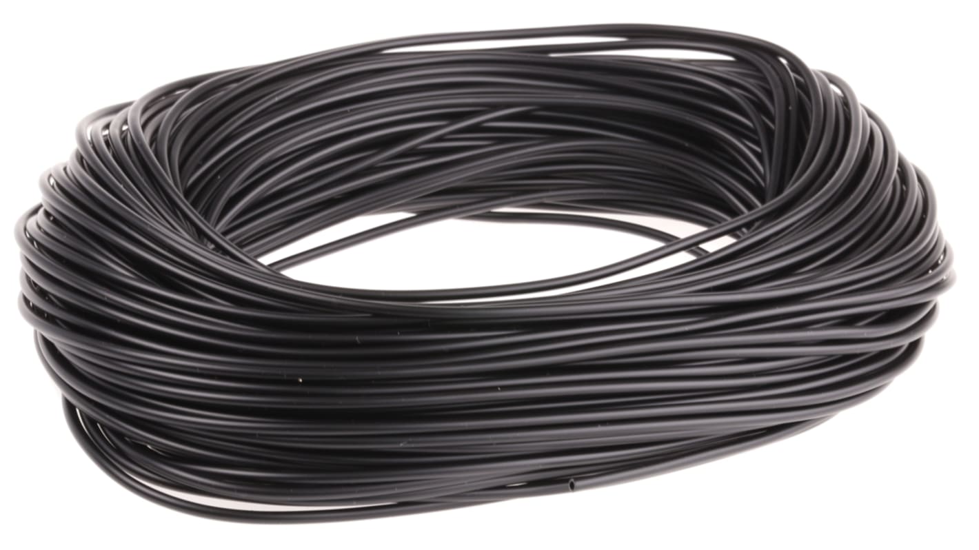 RS PRO PVC Black Cable Sleeve, 2mm Diameter, 50m Length | RS