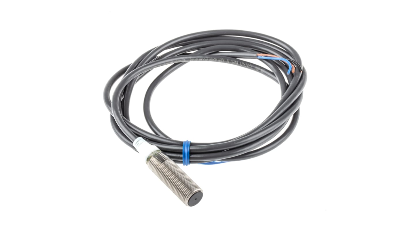 E2A-S12KS04-WP-B1 2M | Omron Inductive Barrel-Style Proximity Sensor, M12 x 1, 4 mm Detection ...