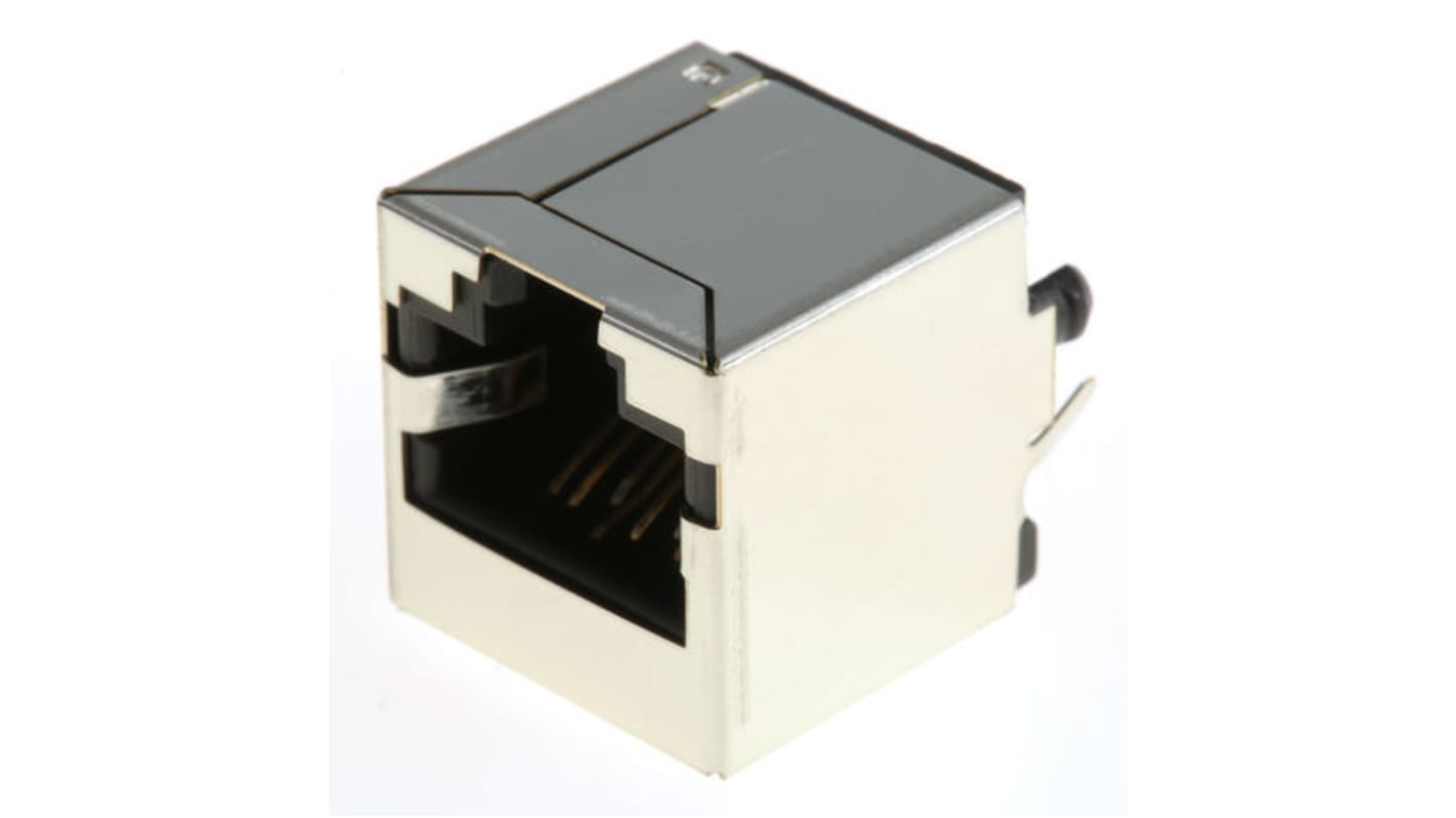 Bel-Stewart RJ45 モジュラーコネクタ, メス, RJ45コネクタ, スルーホール実装, Cat6, SS-60000-008 | RS