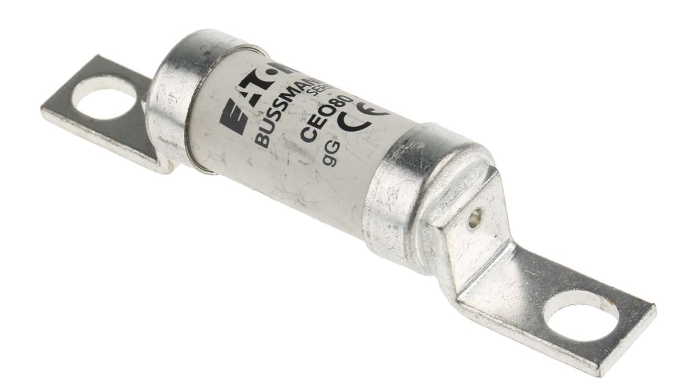 CEO80 | Eaton 80A British Standard Fuse, A4, 500V ac, 94mm | RS