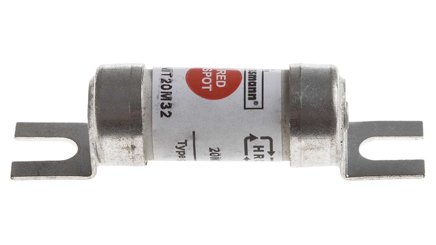 NIT20M32 | Eaton 20A British Standard Fuse, A1, 440V ac, 44.5mm | RS