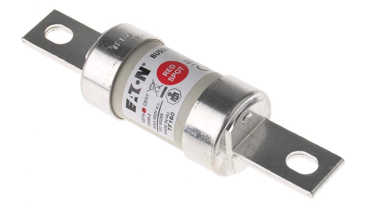 TF160 | Eaton 160A British Standard Fuse, B2, 660V ac, 111mm | RS