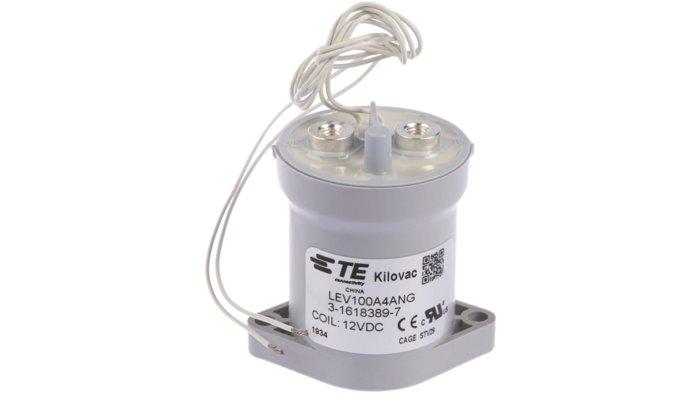 LEV100A4ANG 3-1618389-7 | TE Connectivity KILOVAC LEV100 Contactor, 12 ...