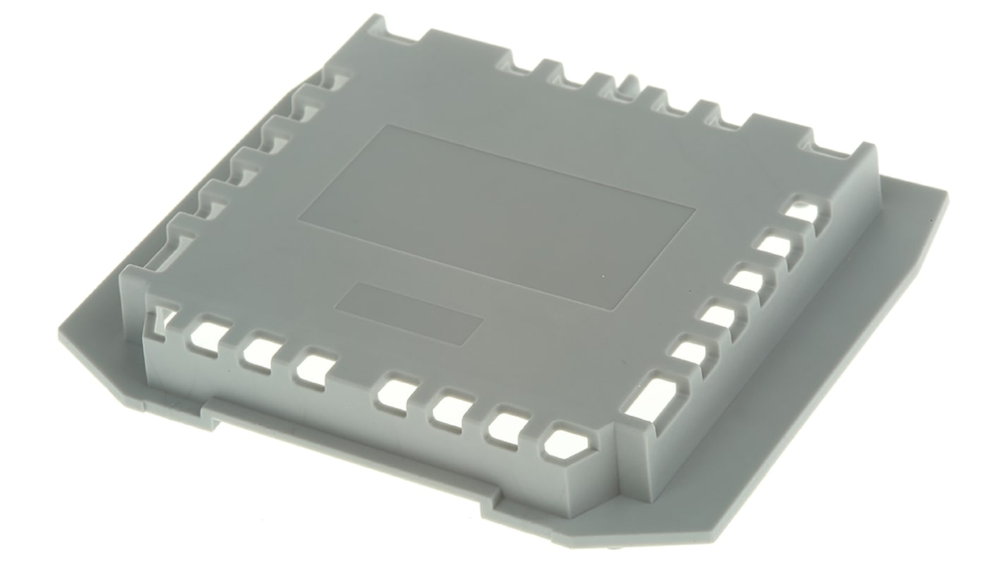 Entrelec End Cover for Use with DIN Rail Component Box | RS