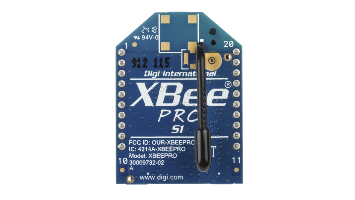 Módulo ZigBee Digi International XBP24-AWI-001 +18dBm -100dBm UART ...