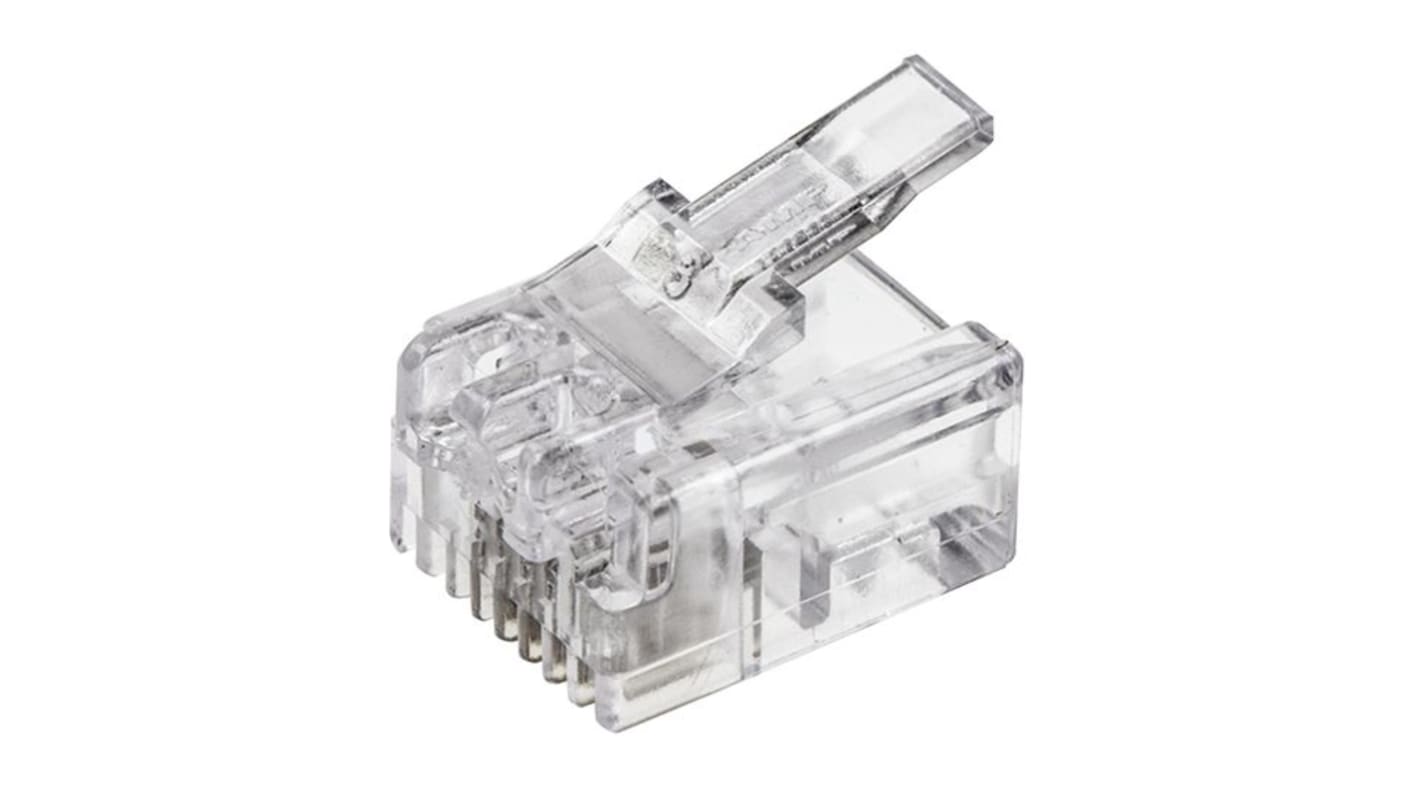 5-641335-2 | COMMSCOPE Male RJ14 Connector, Cable Mount, Cat3, UTP ...