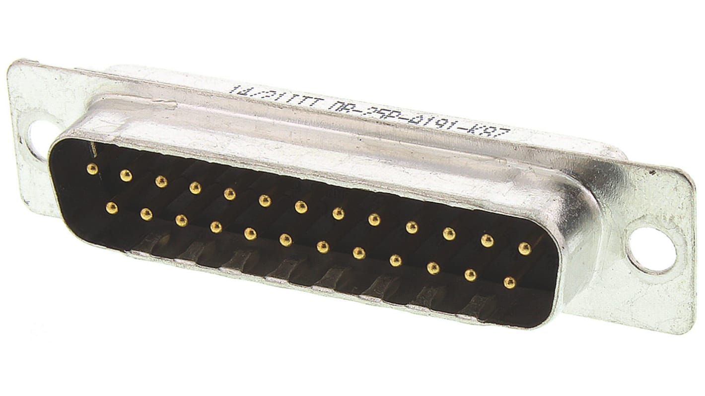 121073-2292 D | ITT Cannon ORIGINAL D 25 Way Panel Mount D-sub ...