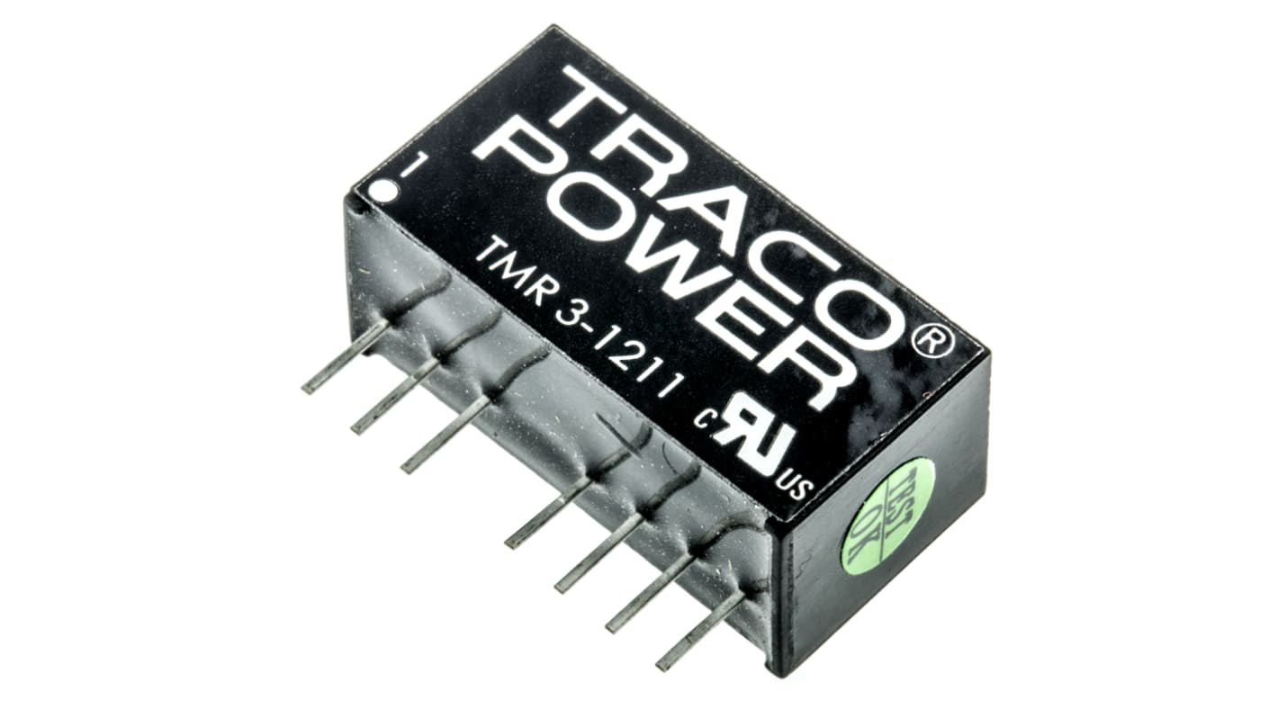 TRACOPOWER DC-DCコンバータ Vout：5V dc 9 → 18 V dc, 3W, TMR 3-1211 | RS
