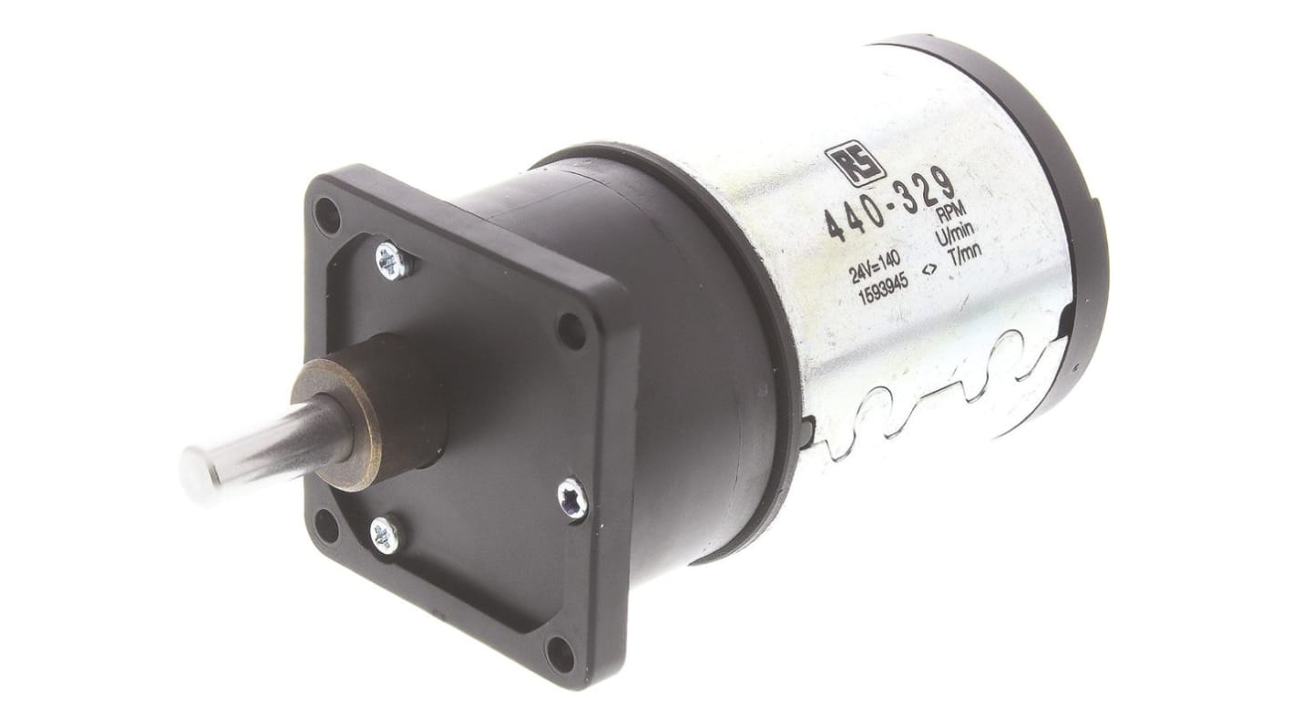 RS PRO, 24 V dc, 20 Ncm, Brushed DC Geared Motor, Output Speed 135 rpm | RS
